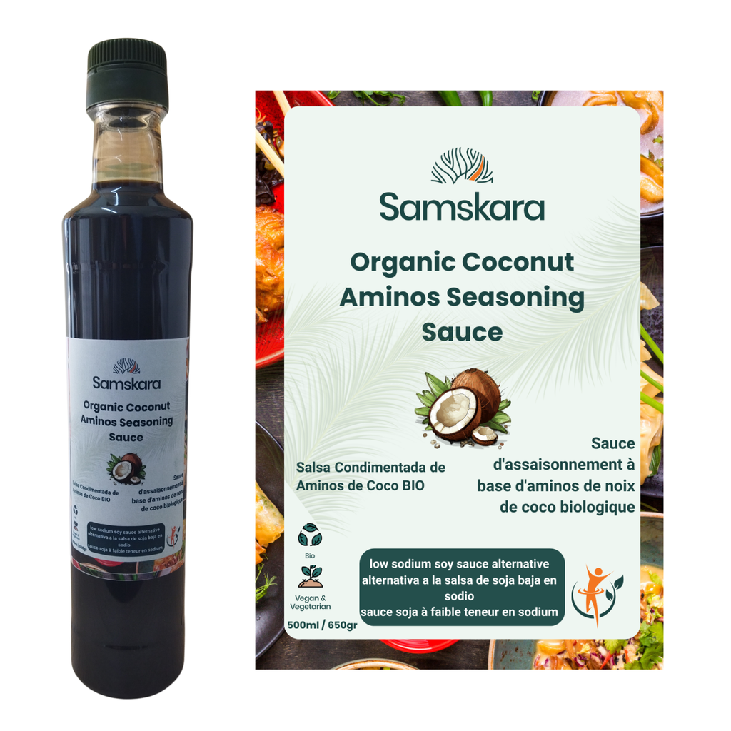 COCONUT AMINOS | Organic BIO | Soy Sauce alternative from Coconut Saps